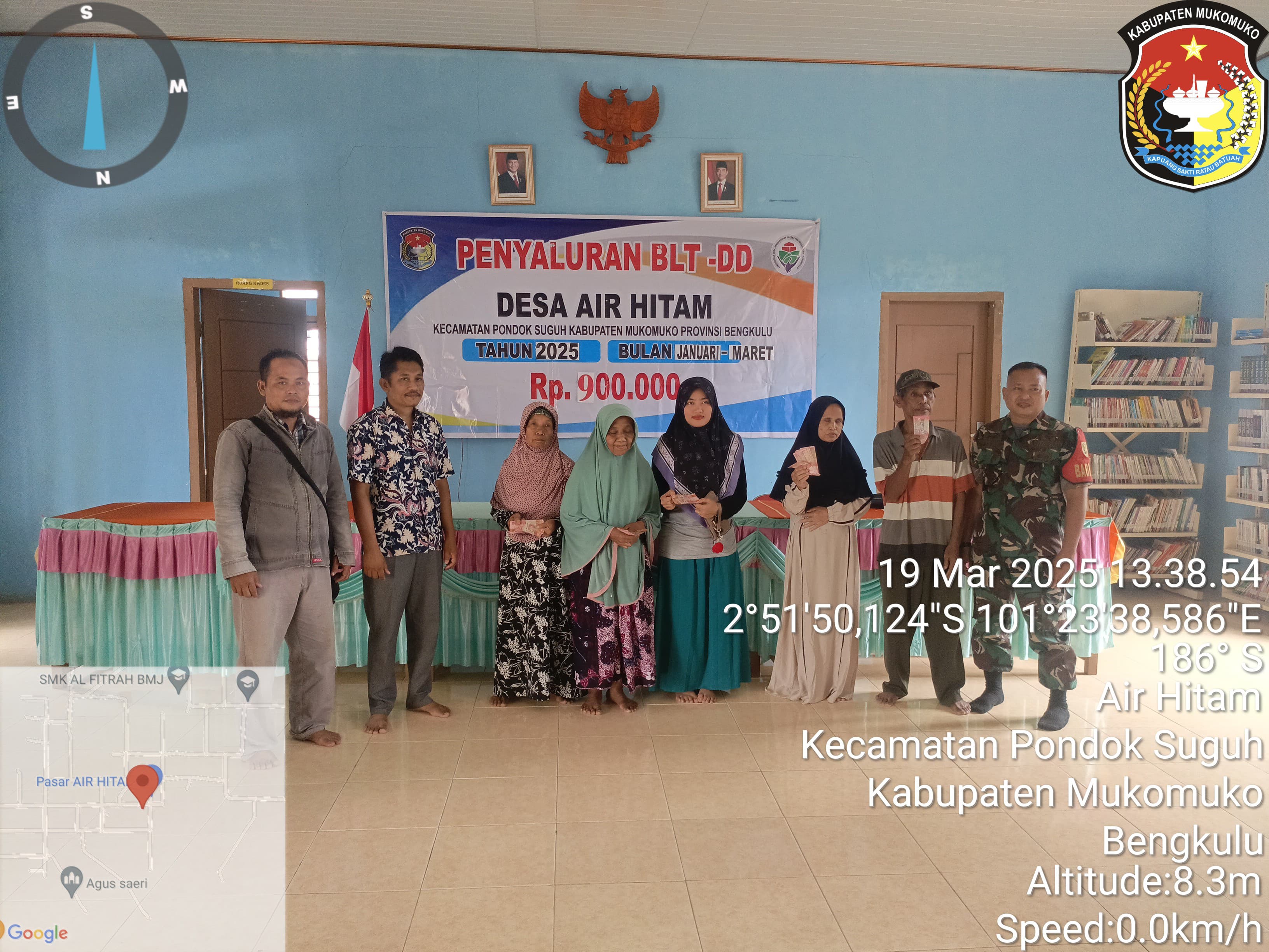 Pemdes Air HitamnTuntaskan BLT DD Tahap Satu 2025, 18 KPM Gembira ...